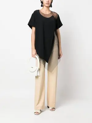 Viktor & Rolf Floating Time Mesh-panel T-shirt - Black