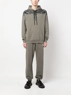 COUNTY OF MILAN Tempera Cross Track Pants - Green