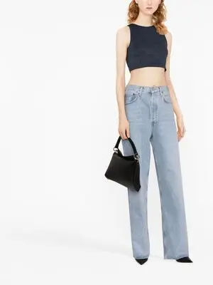 ROTATE BY BIRGER CHRISTENSEN Cropped Sleeveless Top