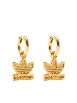 Balenciaga X Adidas Trefoil-charm Earrings