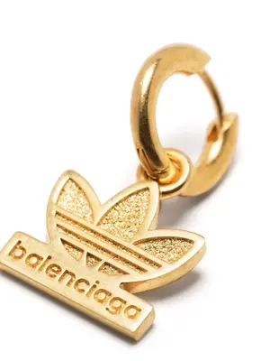 Balenciaga X Adidas Trefoil-charm Earrings