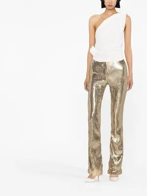 Magda Butrym Draped One-shoulder Top - White