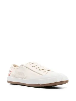 VIVIENNE WESTWOOD Logo-print Low-top Sneakers - Neutrals