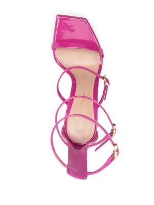 GIANVITO ROSSI Ribbon Uptown 105mm Leather Sandals - Pink