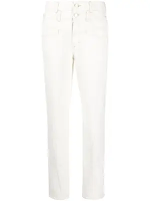 Closed High-waisted Straight-leg Jeans