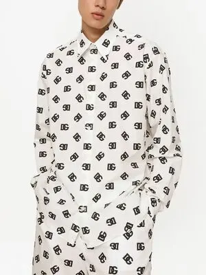 Dolce & Gabbana Dg Monogram Cotton Shirt