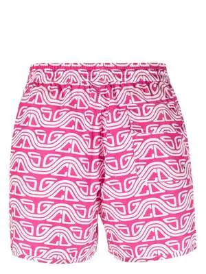 Gcds Abstract-print Swim Shorts