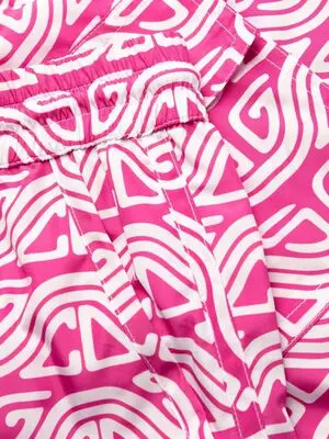 Gcds Abstract-print Swim Shorts