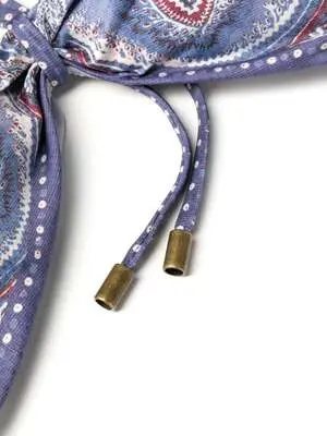Zimmermann Paisley Print Halterneck Bikini