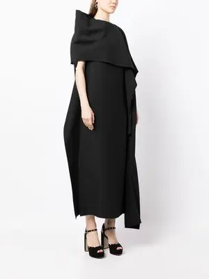 Valentino Garavani Draped Midi Dress