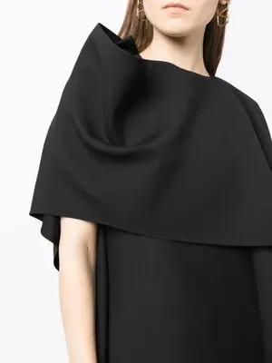 Valentino Garavani Draped Midi Dress