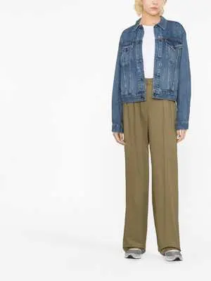 Polo Ralph Lauren Cropped Denim Jacket - Blue