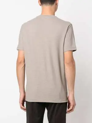 ZANONE Short-sleeved Cotton T-shirt - Neutrals
