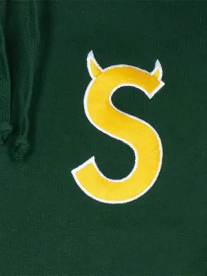 Supreme Logo Drawstring Hoodie - Green