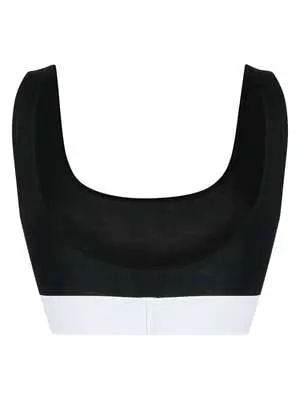 Palm Angels Embroidered-logo Elasticated-band Bra