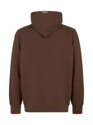 Supreme Logo Hoodie - Brown