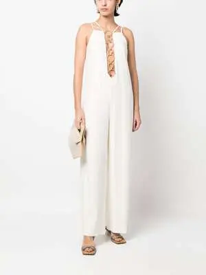 Cult Gaia Raye Linen-blend Jumpsuit