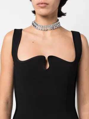 ATU BODY COUTURE Crystal-embellished Choker