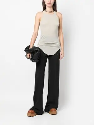 Rick Owens High-waisted Straight-leg Trousers