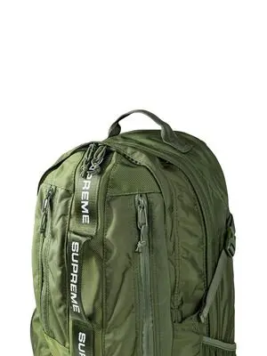 Supreme Logo Strap Backpack - Green