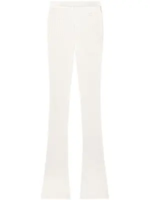 COURREGES Reediton Ribbed Flared Trousers - White