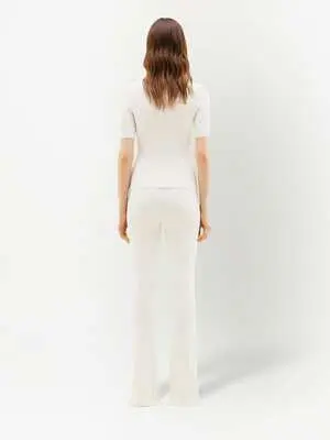 COURREGES Reediton Ribbed Flared Trousers - White
