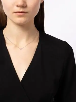 MARIA TASH 18kt White Gold Star Diamond Necklace