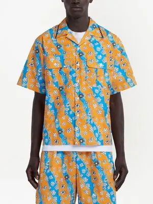 Marni Daisy-print Patch-pocket Shirt