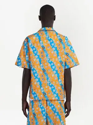 Marni Daisy-print Patch-pocket Shirt