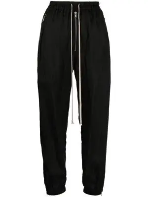 Rick Owens Tapered Drawstring Track Trousers