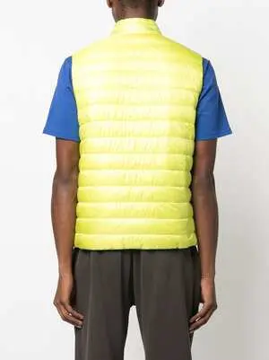Herno Quilted Reversible Down Gilet - Yellow