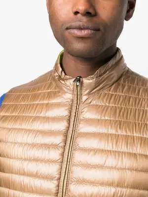 Herno Quilted Reversible Down Gilet - Yellow
