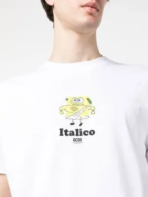 Gcds Graphic-print T-shirt - White