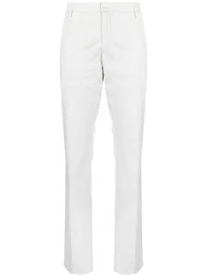 DONDUP Straight-leg Chino Trousers - Grey