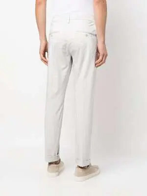 DONDUP Straight-leg Chino Trousers - Grey