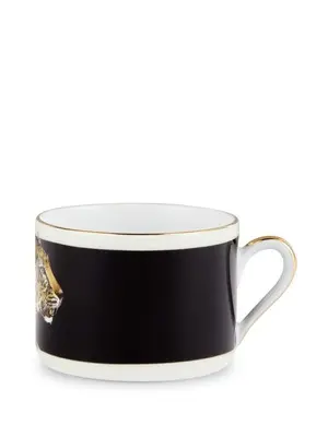 Dolce & Gabbana Leopard-print Porcelain Tea Set - Black