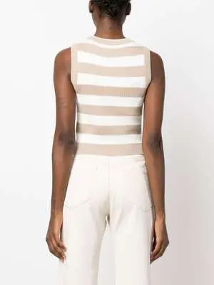 Brunello Cucinelli Striped Knitted Vest