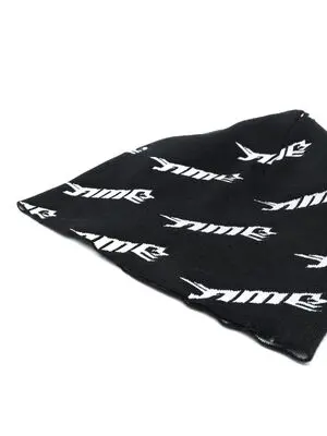 AMBUSH Fine Ribbed Logo-print Beanie