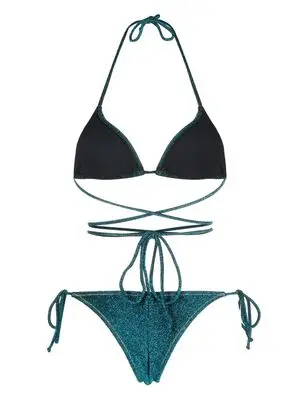 REINA OLGA Miami Lurex Triangle Bikini