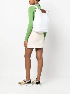 Longchamp X D'Heygere Foldable Backpack - White | Editorialist