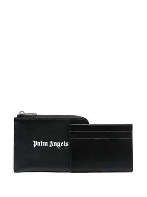 Palm Angels Logo-print Zip-fastening Wallet