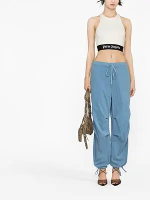 Palm Angels Logo Underband Cropped Top