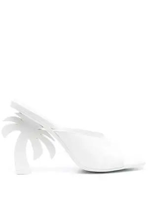 Palm Angels Palm Angels Palm Beach Heel Sandals White