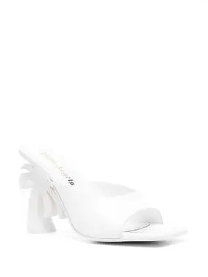 Palm Angels Palm Beach Heel Sandals - White