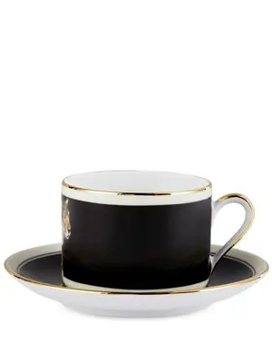 Dolce & Gabbana Tiger Porcelain Tea Set - Black