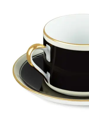 Dolce & Gabbana Tiger Porcelain Tea Set - Black