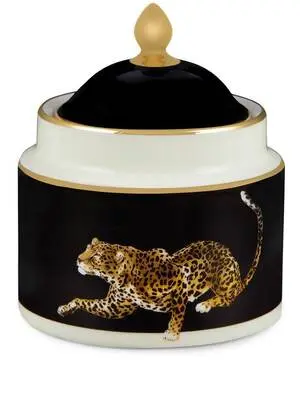 Dolce & Gabbana Leopard-print Porcelain Sugar - Black