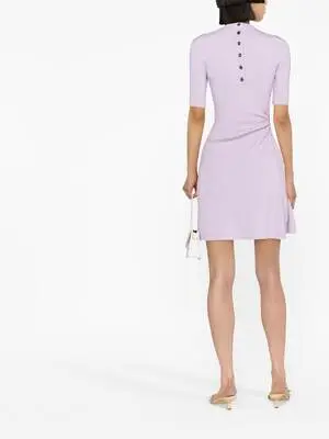 Maje Reine Ribbed-knit Minidress