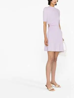 Maje Reine Ribbed-knit Minidress