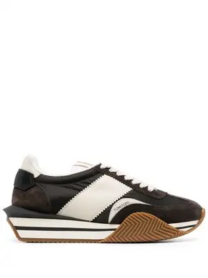 TOM FORD TOM FORD James Panelled Flatform Sneakers